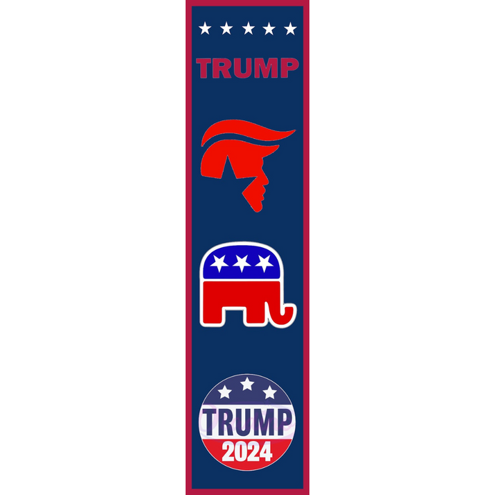 Trump 2024 Banner | Navy Banner Guy